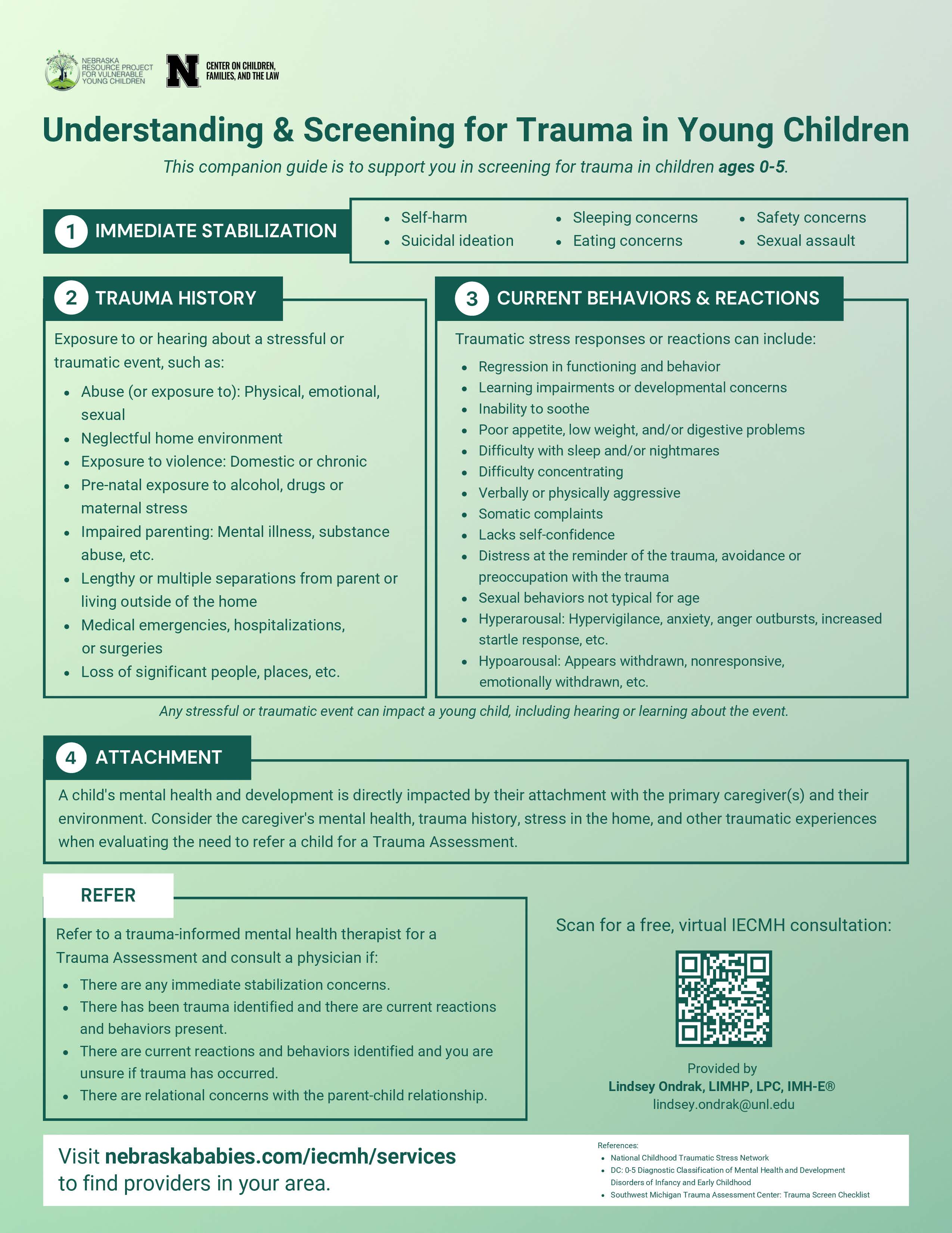 Understanding & Screening for Trauma in Young Children | Nebraska ...